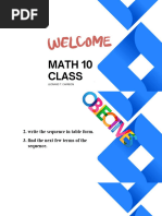 Generating Patterns | PDF | Sequence | Mathematics