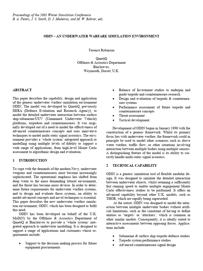 088 | PDF | Sonar | Simulation