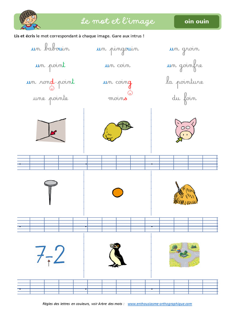 Mot et image : jeux d'association | PDF