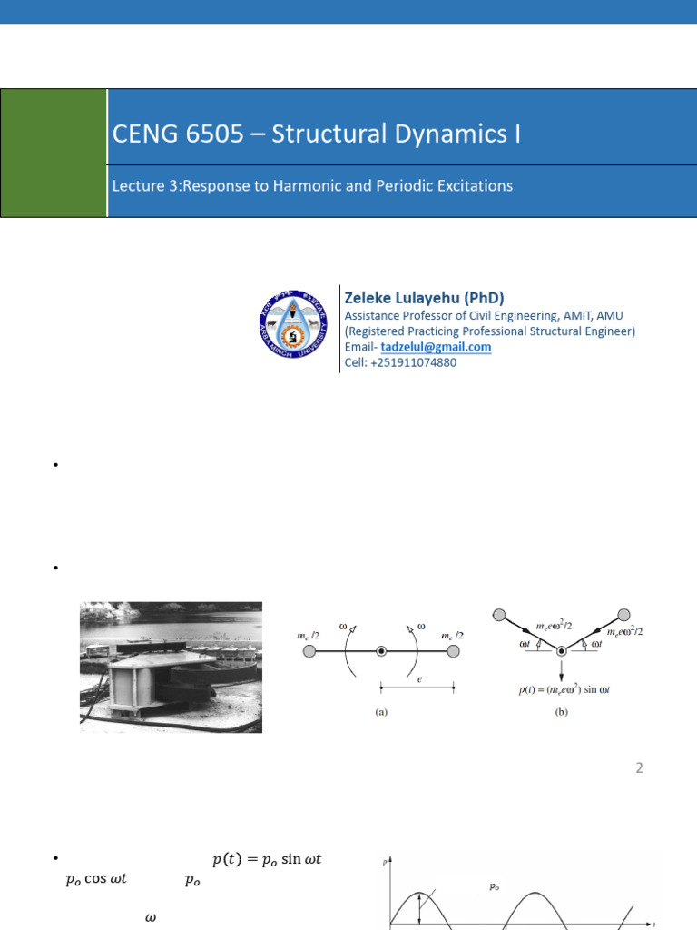 Harmonic Response of SDOF Systems | PDF | Damping | Physical Phenomena