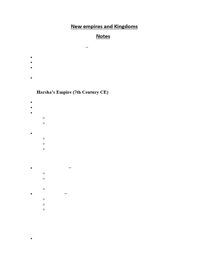 New Empires and Kingdoms of India | PDF
