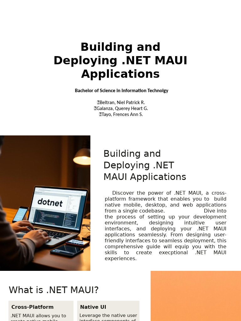 UNIT-4_Building-and-Deploying-NET-MAUI-Applications | PDF | Mobile App | User Interface