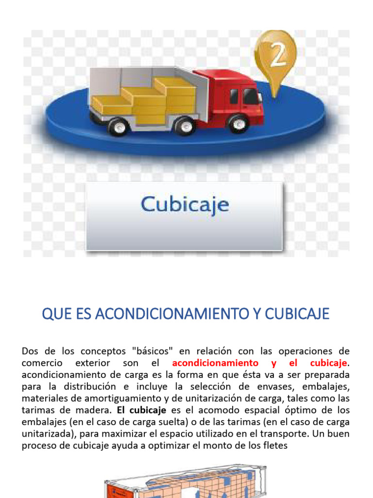 Optimización del Cubicaje en Transporte | PDF | Volumen
