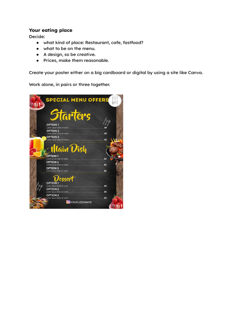 Create Your Ideal Restaurant Concept | PDF