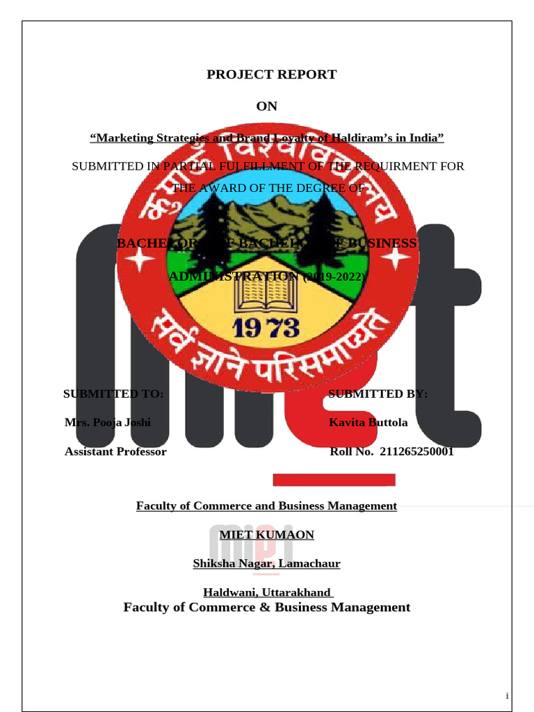 bba project | PDF | Marketing | Marketing Strategy