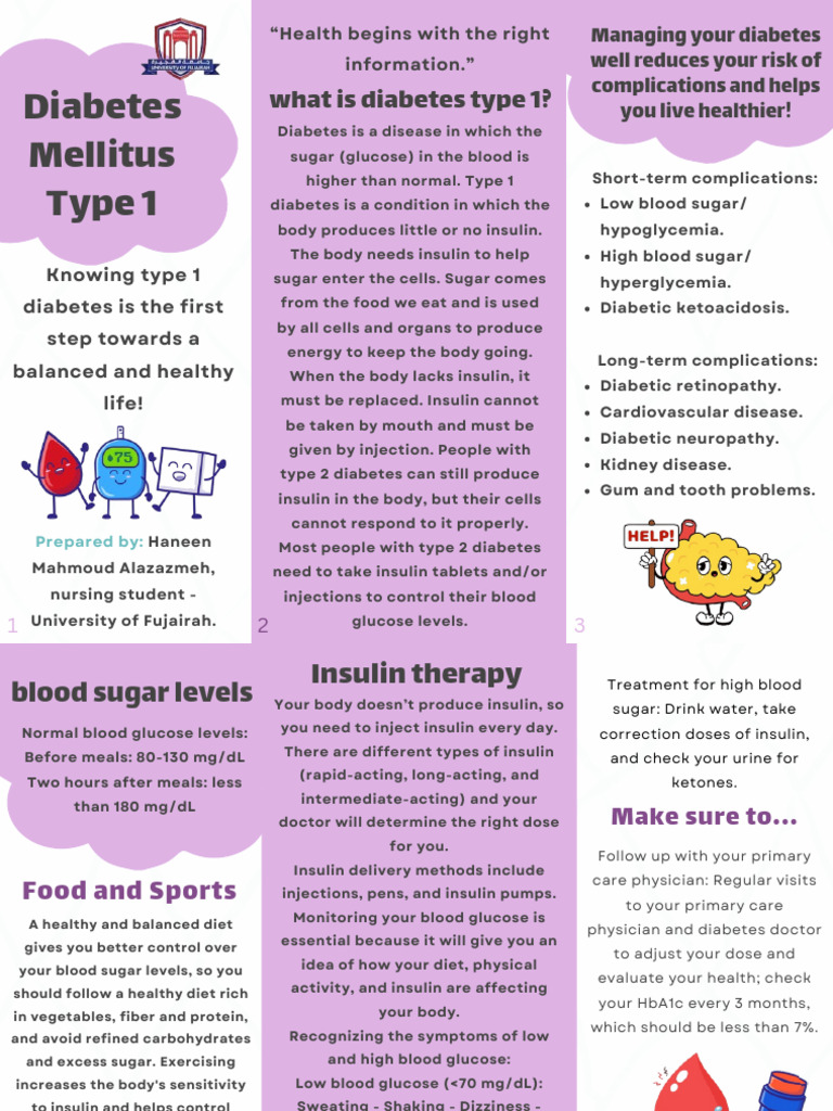 diabetes type 1 | PDF | Diabetes | Hyperglycemia