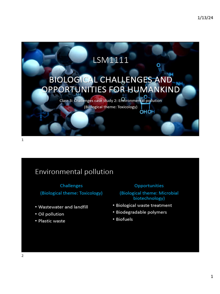 18JAN_CLASS_3_POLLUTION | PDF | Landfill | Water Pollution
