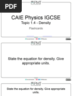 Notes - RP 05 Density - AQA Physics GCSE | PDF | Density | Volume