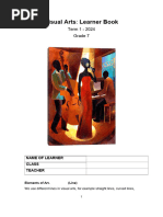 Visual Arts Term 3 Learner 2025 | PDF | Drawing | Shape