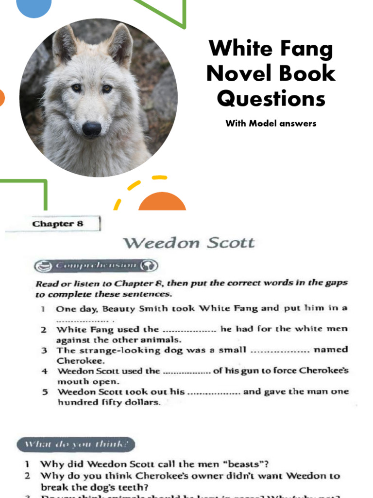 White Fang Book Questions With Model Answer - 2 | PDF