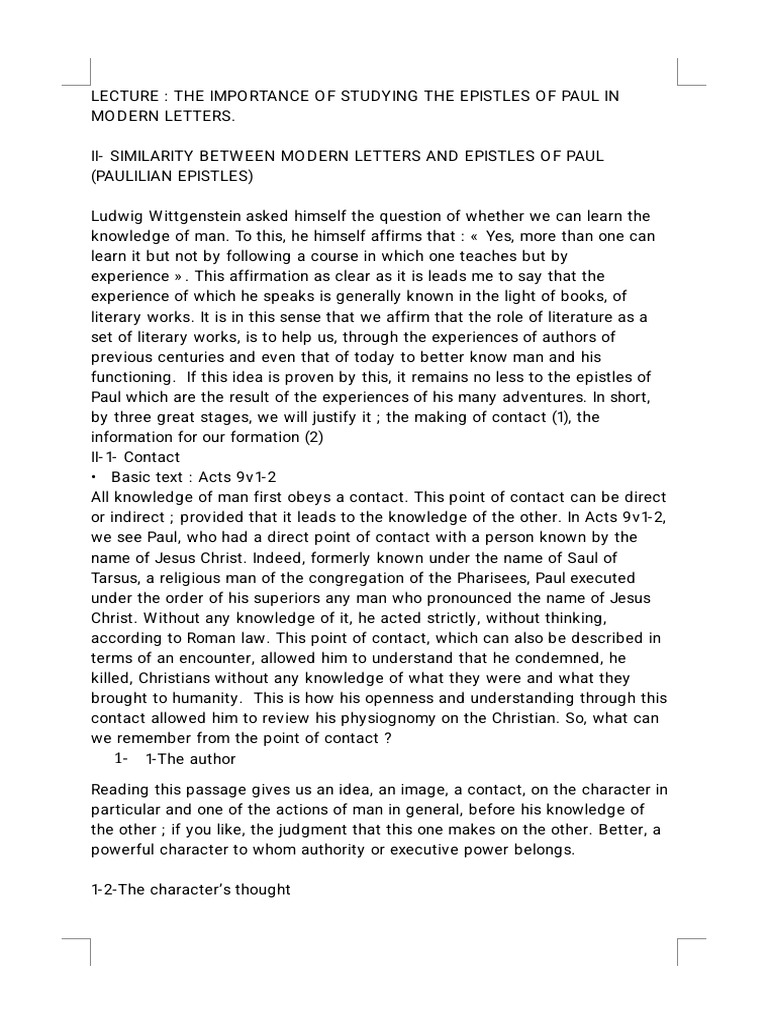 Document | PDF | Epistle To The Romans | Paul The Apostle
