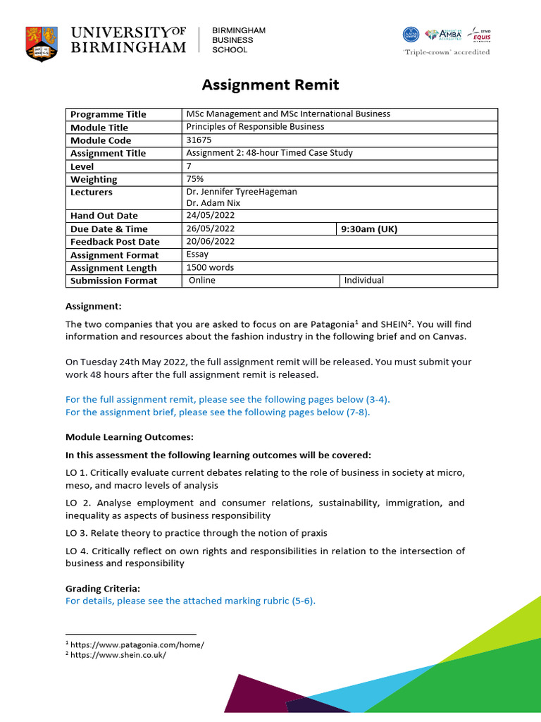 Nike Value Chain Analysis Assignment | PDF | Life Cycle Assessment ...