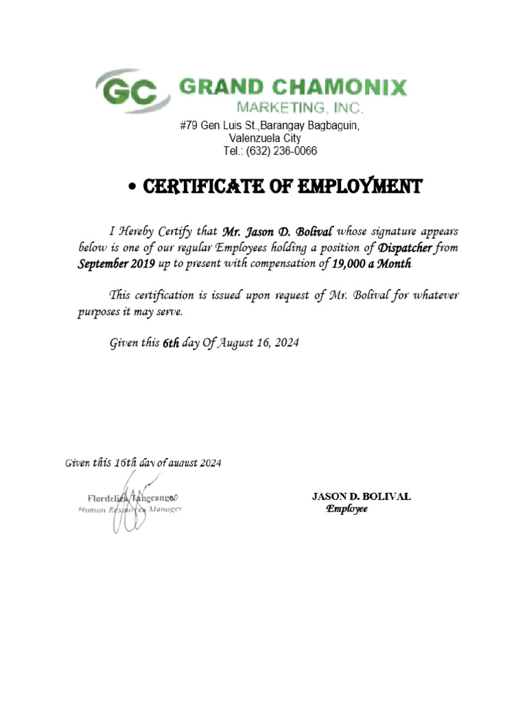 Certification Jayson 1 | PDF