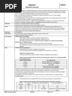 Tinzaparin Dosing Guidelines for VTE | PDF | Bleeding | Renal Function