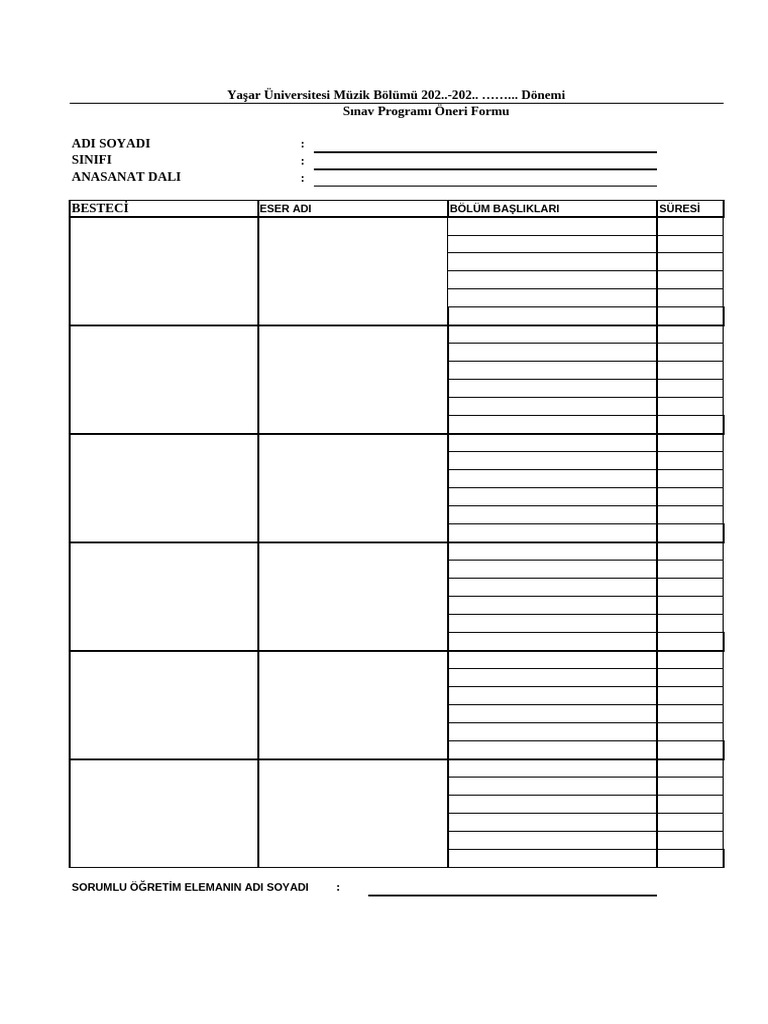 Sinav Giris Formu | PDF