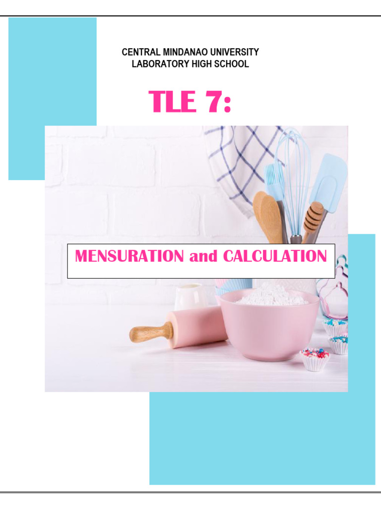 Module 3 Mensuration and Calculation | PDF | Teaspoon | Gallon