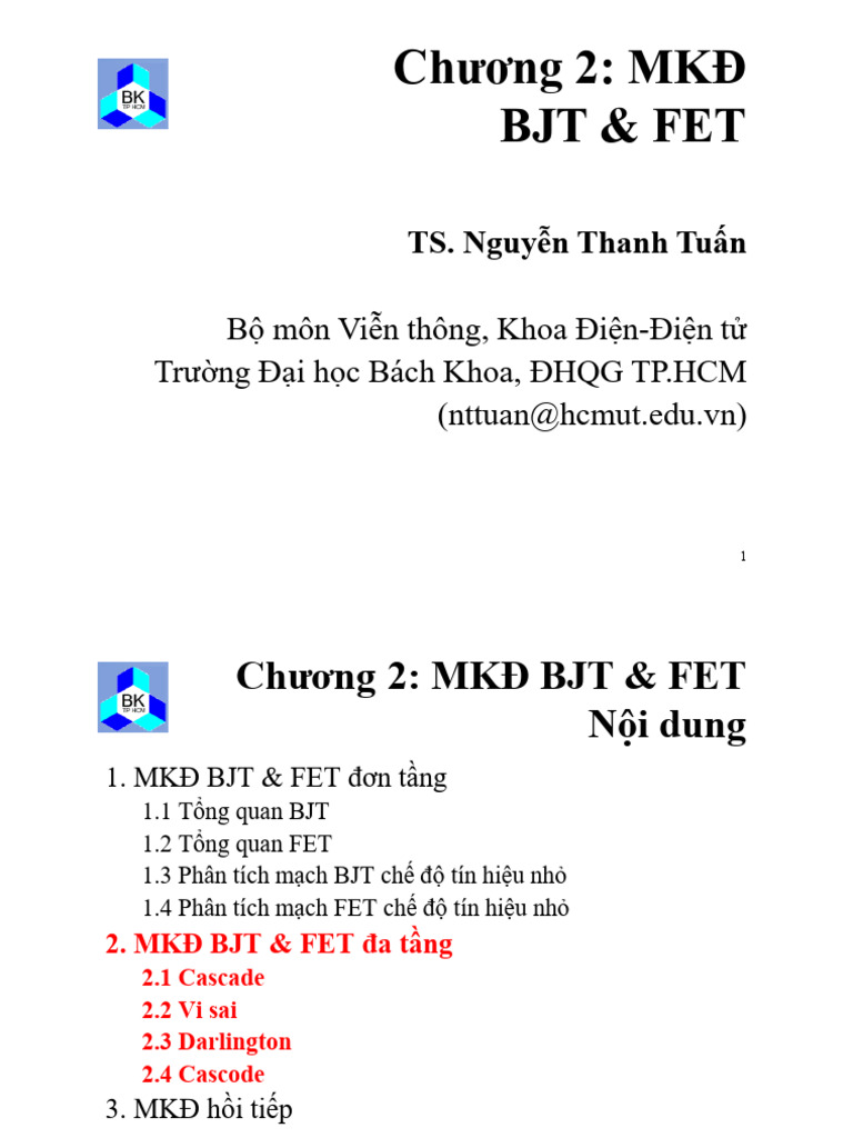 Mdt c2b Bjt Fet Da Tang 01012025 Sv | PDF