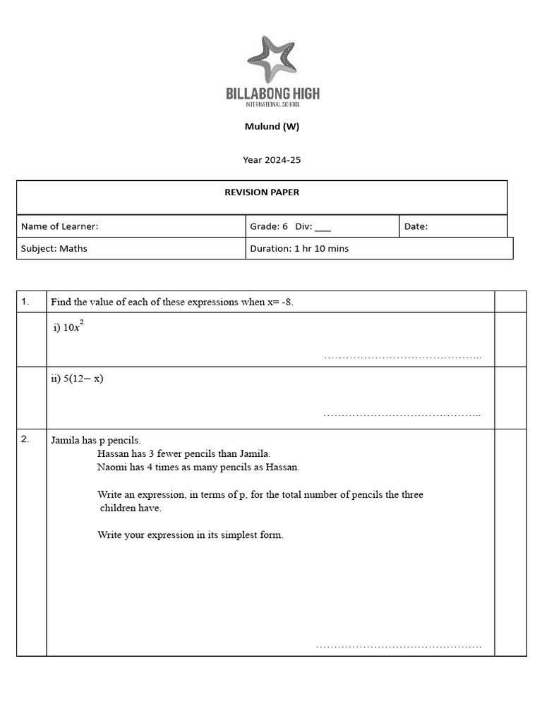 Math rev | PDF | Arithmetic | Applied Mathematics