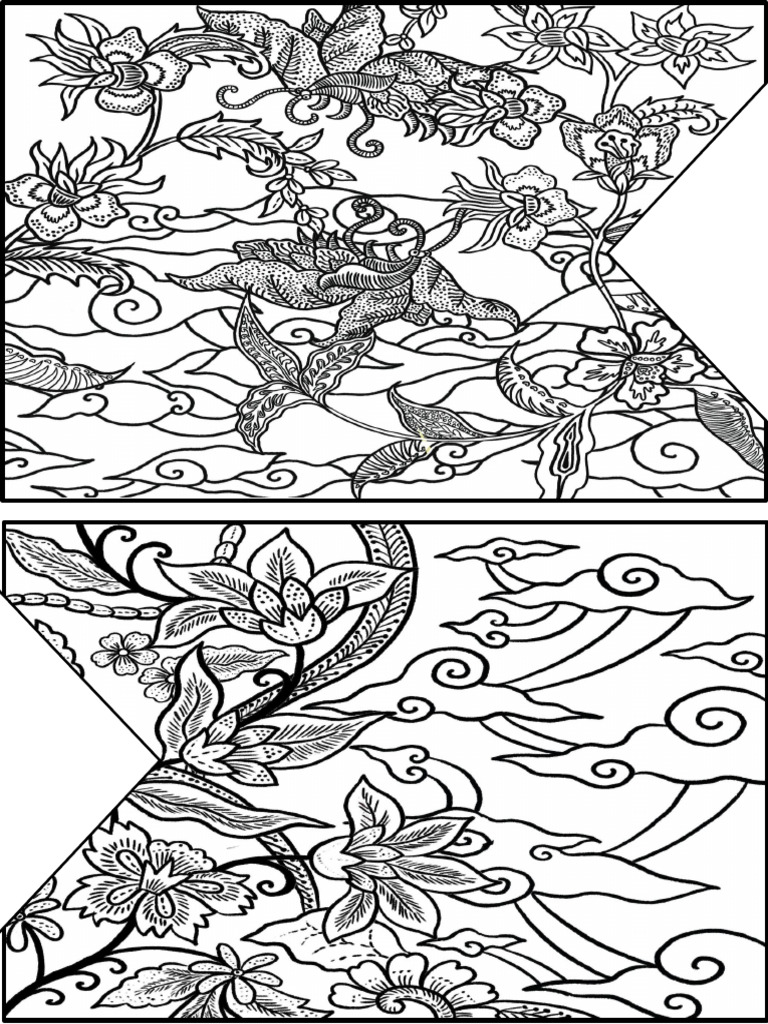 Coloring Batik PRINT | PDF