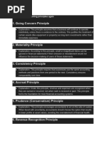 10 Principles of GAAP | PDF | Finance & Money Management