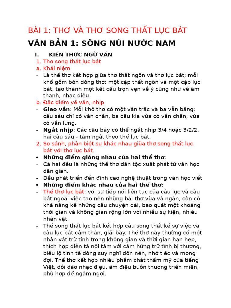 Sông Núi Nư C Nam | PDF