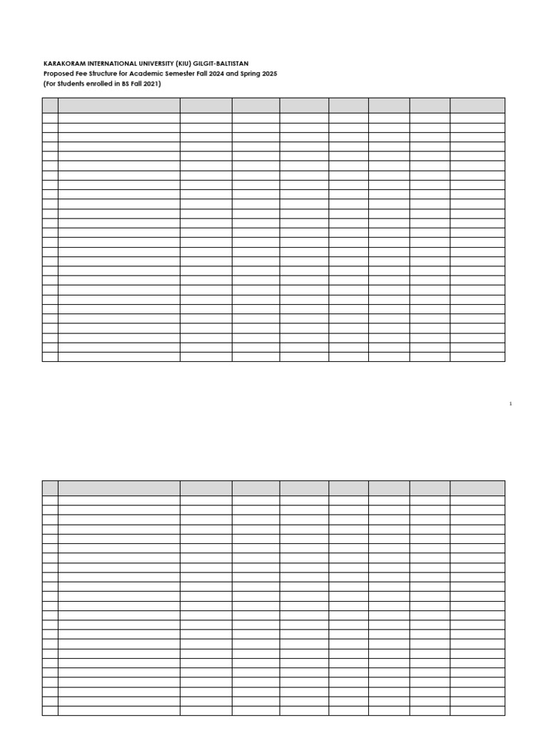 Fee Structure 2024 2025 Annexure A | PDF | Science