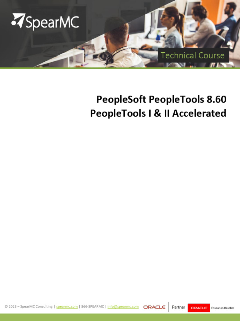 PeopleTools 8.56 8.60 I II Accelerated Live Course Agenda | PDF ...