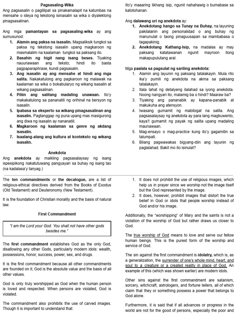 Q3 QT - DAY 1 - REVIEWER | PDF | Angle | Circle