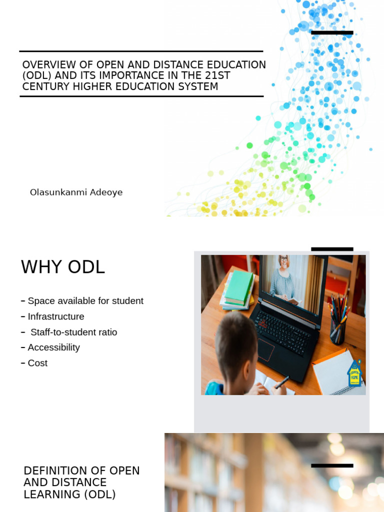 Overview of ODL in 21st Century and Importance in HES | PDF ...
