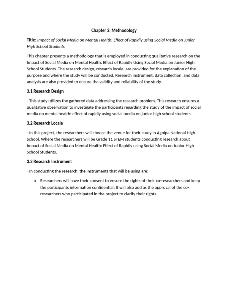 Research Methodology | PDF