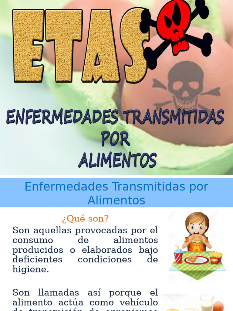 Etas 1 Presentación | PDF | Alimentos | Enfermedades transmitidas por ...
