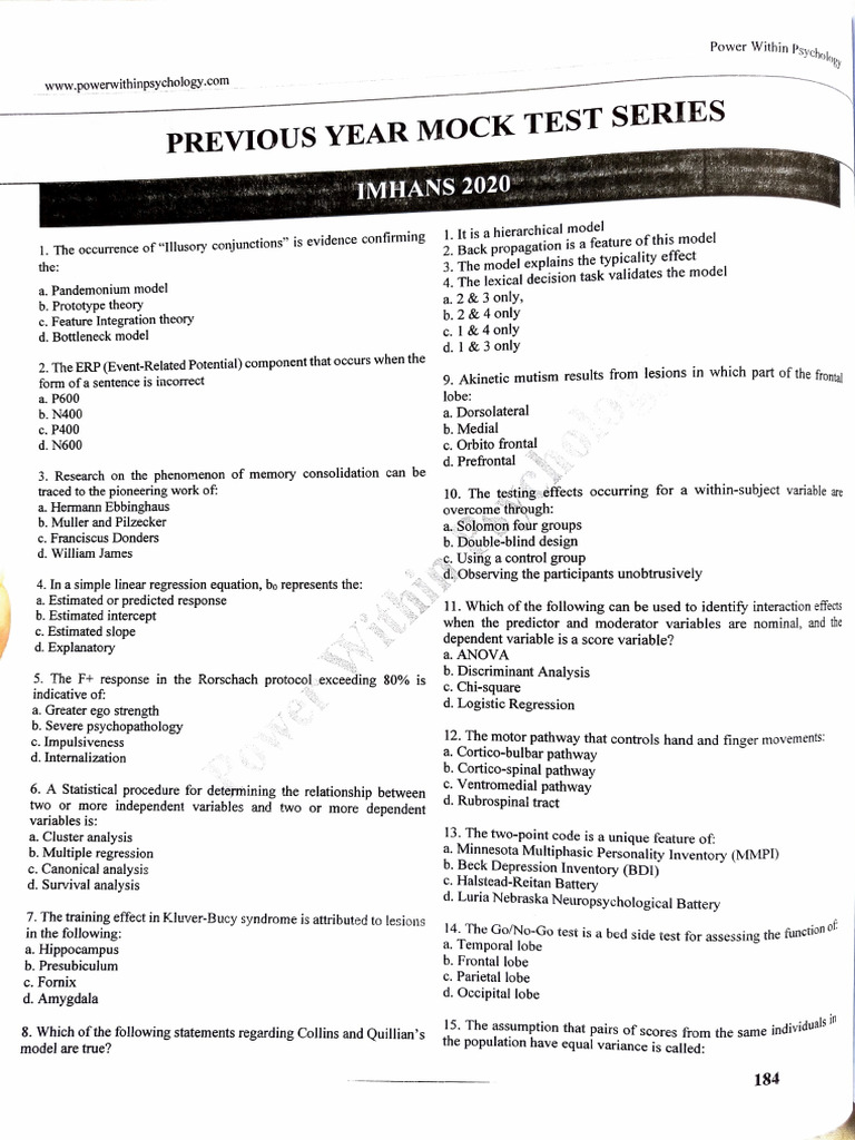 IMHANS 2020 | PDF | Linear Regression | Regression Analysis