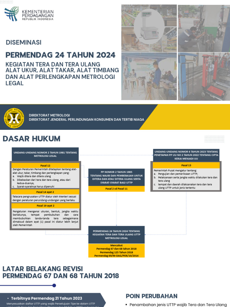 1. PPT PERMENDAG 24 TAHUN 2024 KEGIATAN TTU (Narsum Ibu Anggia) | PDF