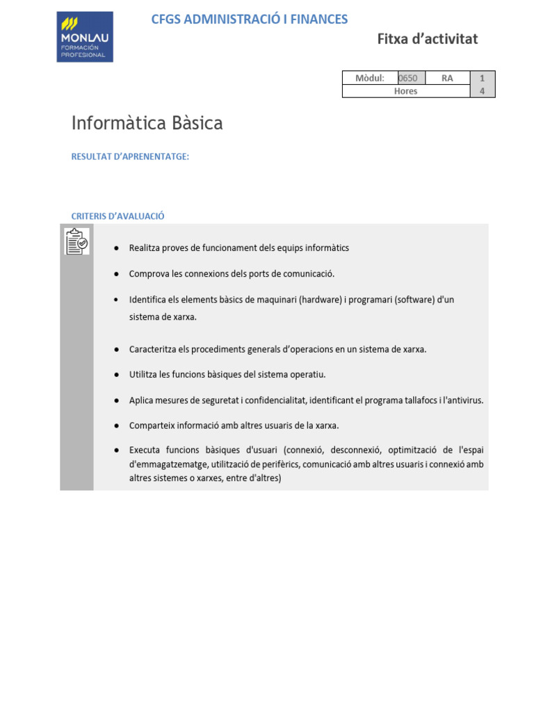 Fitxa Projecte RA1 | PDF