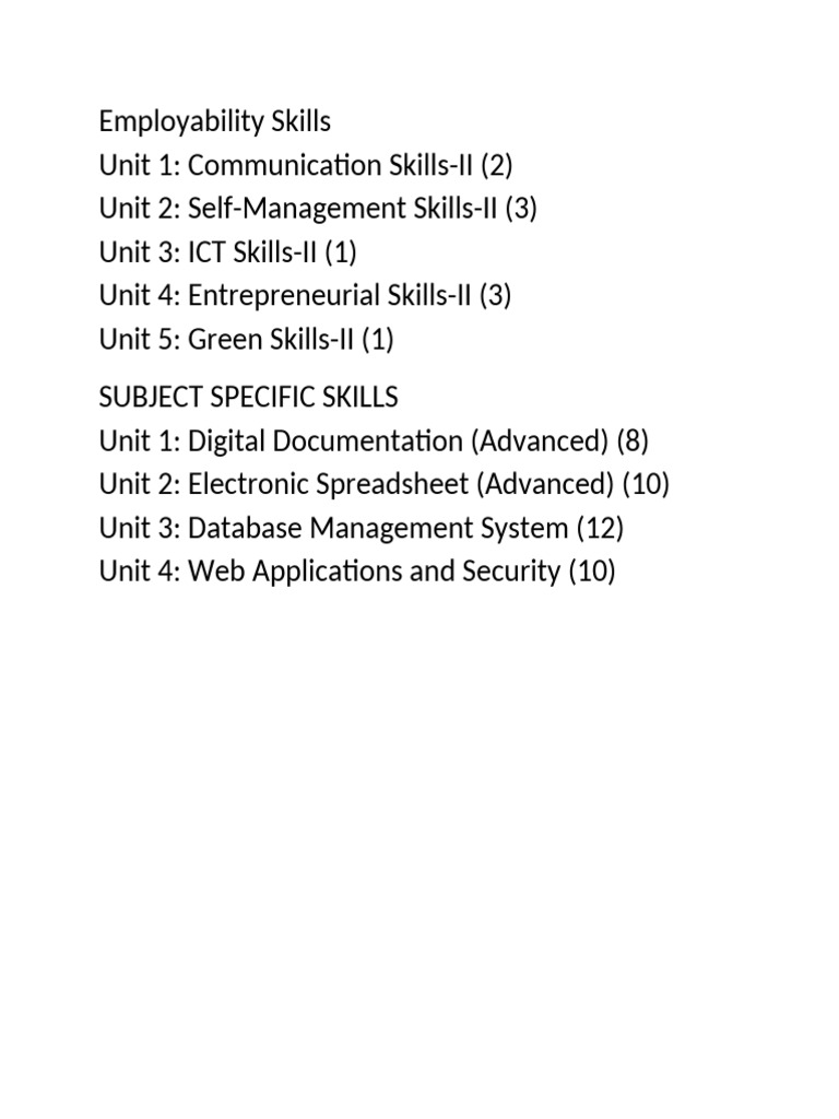 IT (402) Syllabus | PDF