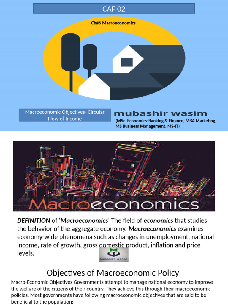 Lec01&02 MacroeconomicObjective&CircleFlowOfIncome | PDF | Measures Of National Income And ...