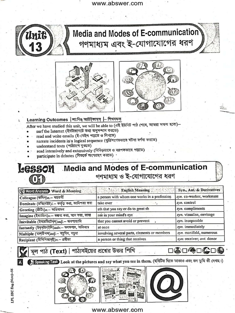 Unit-15 Media and Modes of E-Communication | PDF