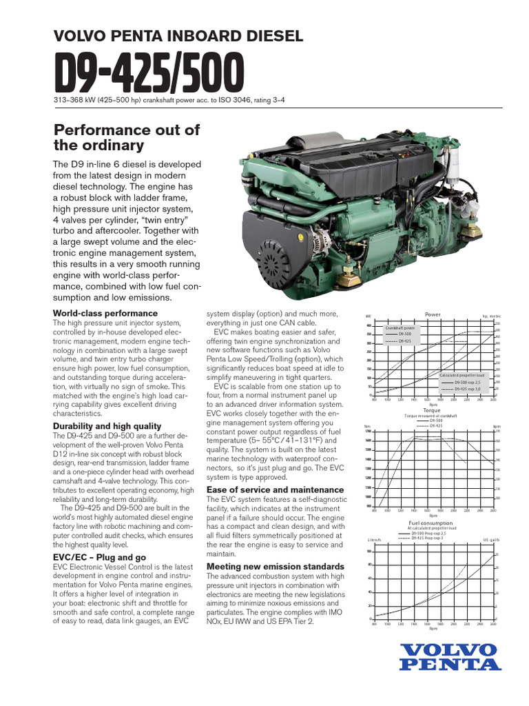 D9-425-500 | PDF | Engines | Diesel Engine