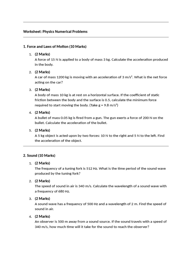 physics | PDF | Force | Potential Energy
