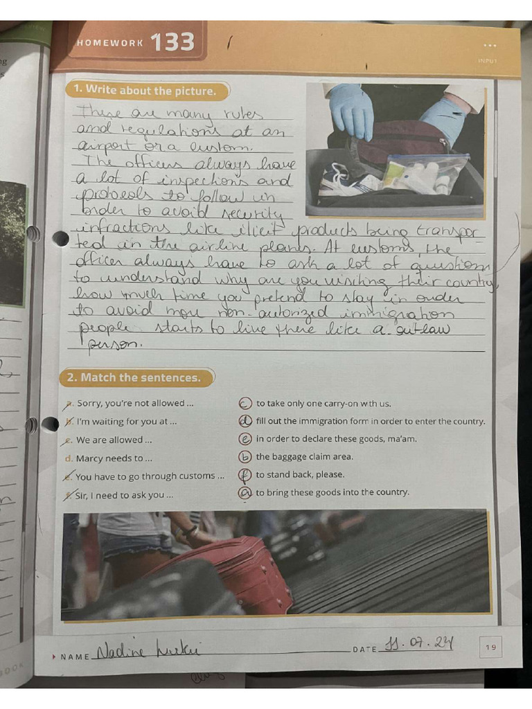 Lesson 133 English W6 Wizard | PDF