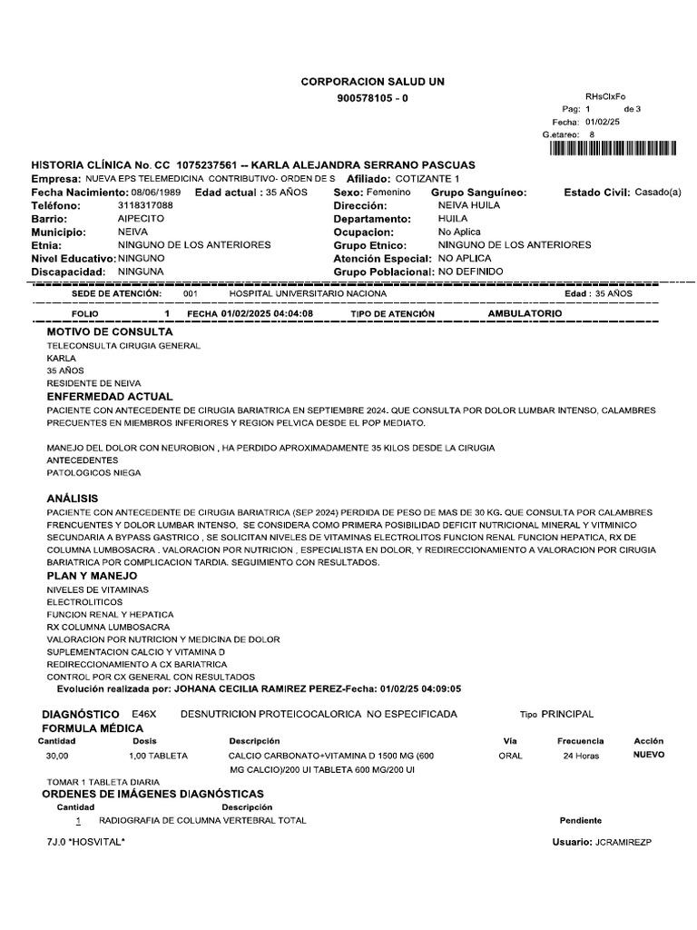 Teleconsulta CX General | PDF