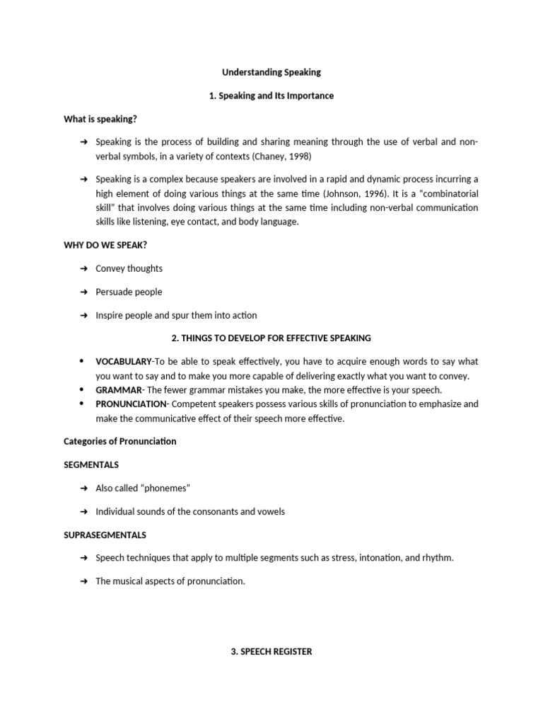 ELT 3 Lesson 5 | PDF | Speech | Human Communication