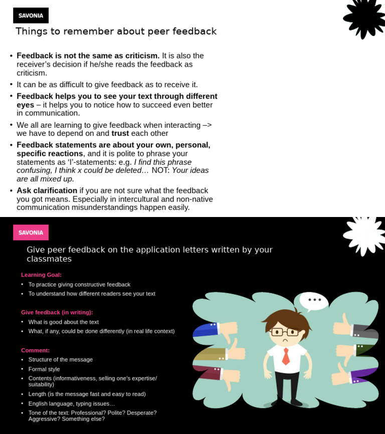 Essential Tips for Effective Peer Feedback | PDF