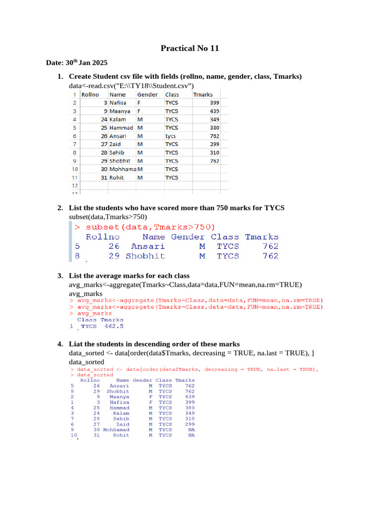 Practical No 12 DS | PDF