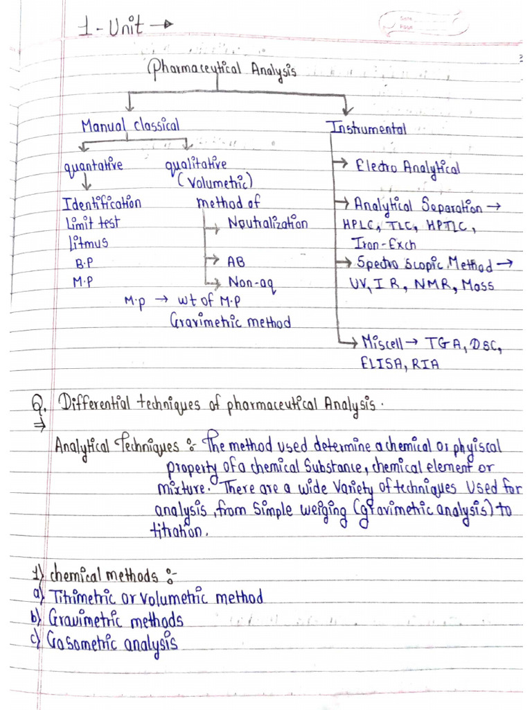 Concentration Methods in Pharma Analysis | PDF | Concentration ...