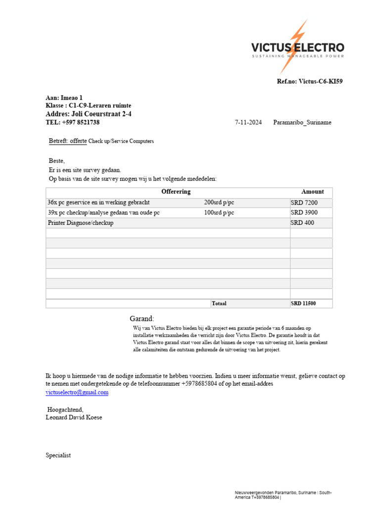 Imeao 1 Offerte PC Service (Edit) | PDF