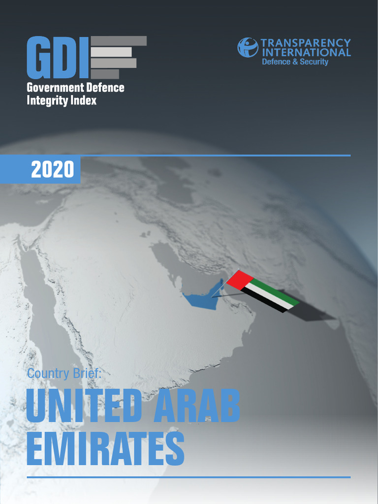 UAE Defence Integrity Index 2020 | PDF | United Arab Emirates | Corruption