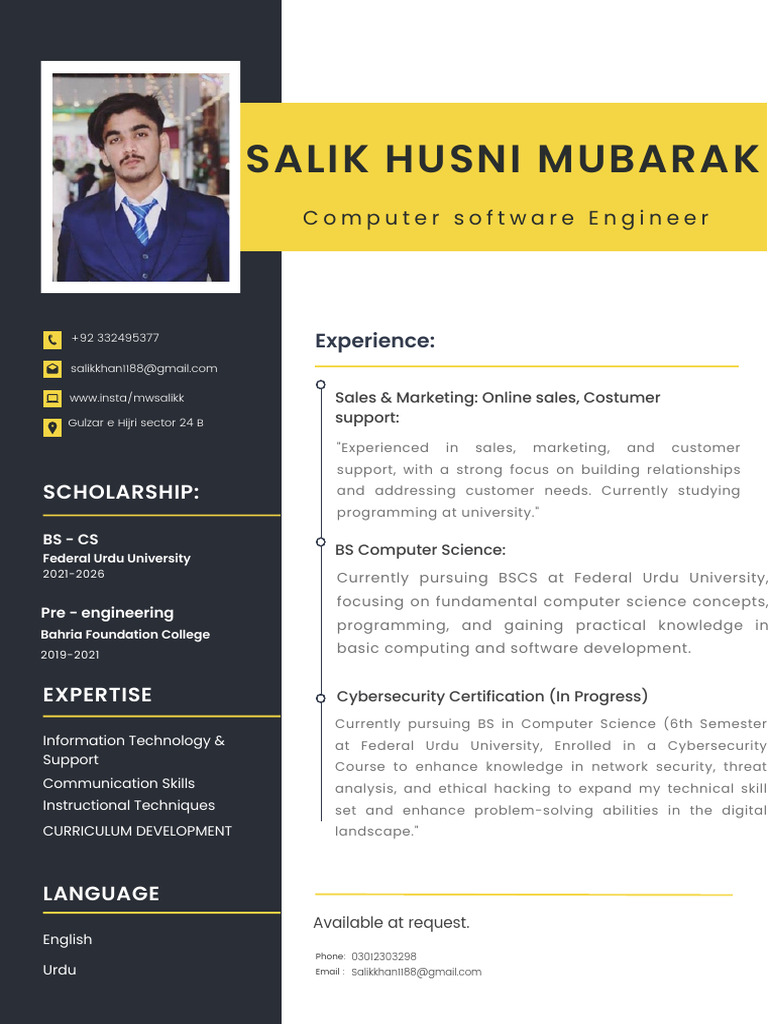 Salik Husni Mubarak | PDF