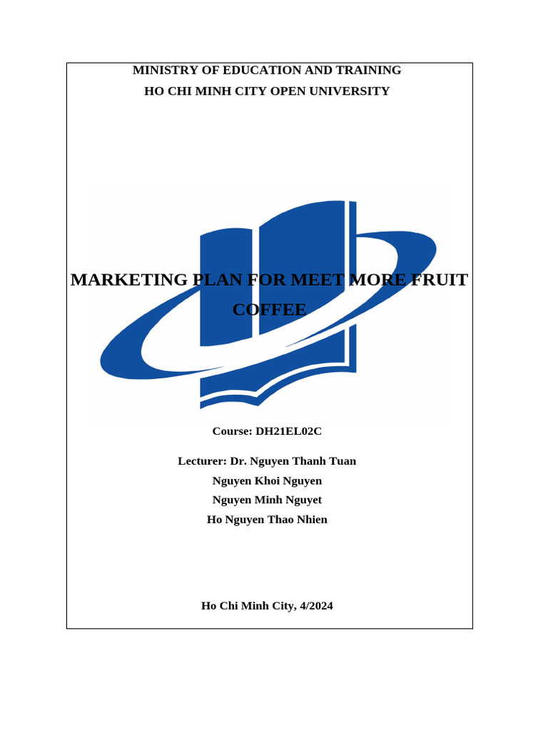 Final Project - Basic Marketing | PDF | Coffee | Retail