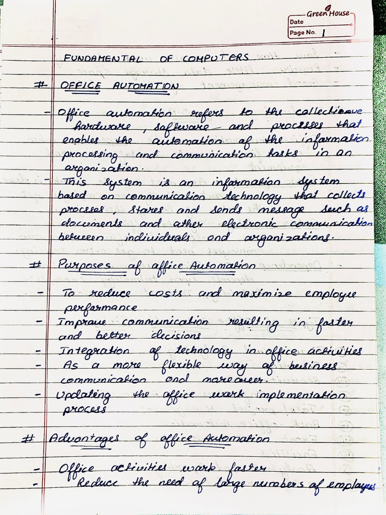 Fundamentals of Computer | PDF